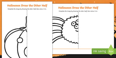 Rugby Draw the Other Half Activity Sheets