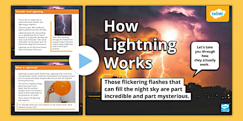 First Grade What is Lightning Reading Comprehension Worksheet