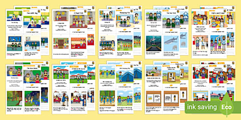 Grade 3 Phonics: Mini books Packs