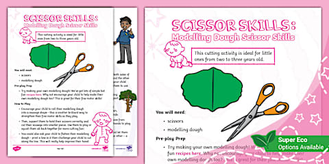 Scissor Skills: Cutting Skills Busy Tray