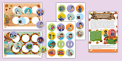 Swimming Visual Routine Cards