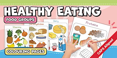 Grade 3 Life Skills Term 2 Healthy Eating Carbohydrates Mini-Book (CAPS ...