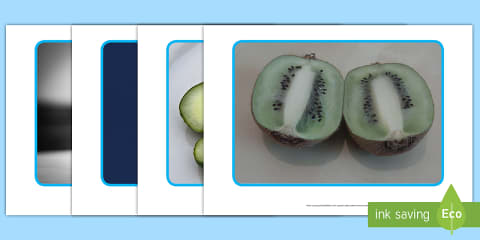 Fruits and their Half Matching Photo Cards