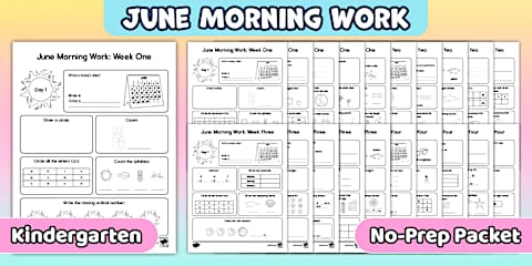 Kindergarten Place Value Ten and Ones Exit Ticket