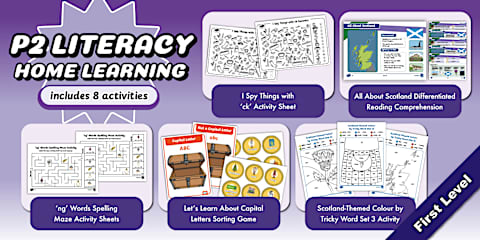 First Level (Primary 2) Remote Learning Activity and Revision Pack
