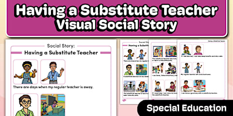 Fire Drill Visual Social Story for Special Education