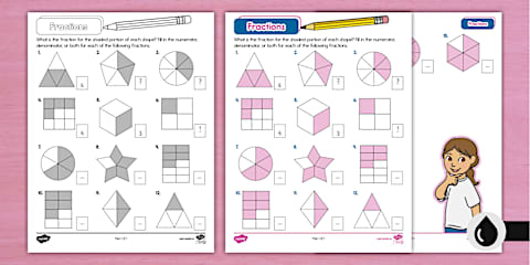 Fractions Bigger or Smaller Than 1 Activity Sheet IsiXhosa