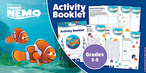 Finding Nemo: Activity Booklet for K-2nd Grade