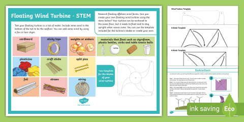 Wind Turbine Experiment - Physical Sciences - Primary