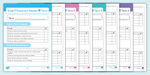 Report Card for Grade RR