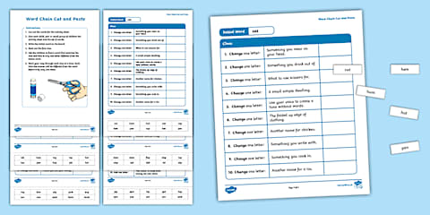 Word Chain Activities