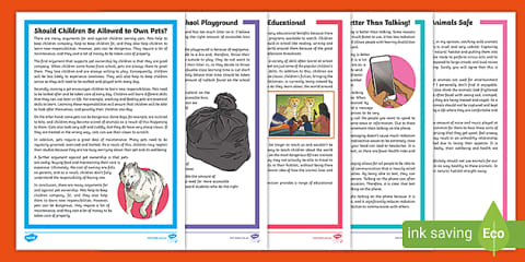 Persuasive Writing Word Bank - Formal Writing Guide