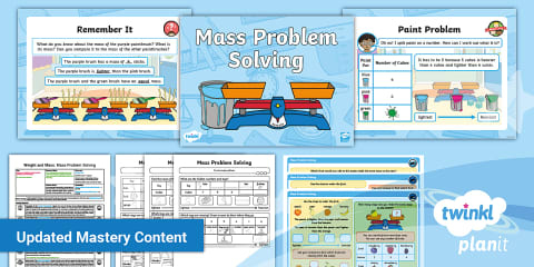 Year 1 Mass and Volume Maths Knowledge Organiser