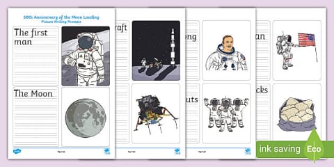 The First Moon Landing Information and Activities (Ages 5 - 7)