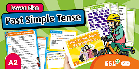 ESL Past Simple Tense Lesson [Kids, A2]
