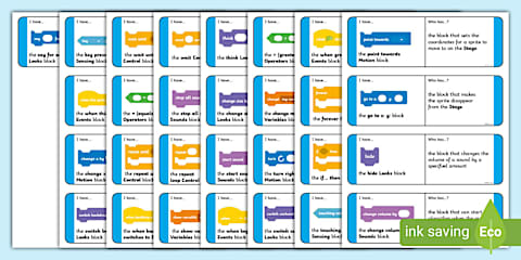 Scratch Blocks Cut Out