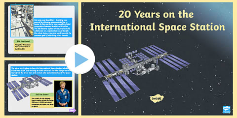 International Space Station Poster and Labelling Activity
