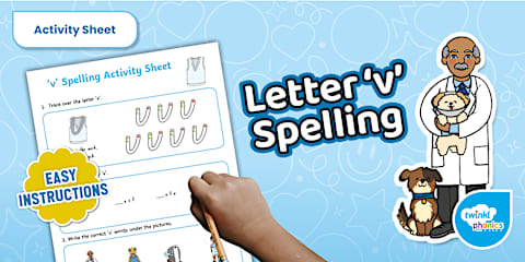 Letter 'l' Spelling Activity Sheet