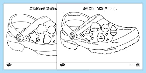All About Me Summer Beach Ball Activity