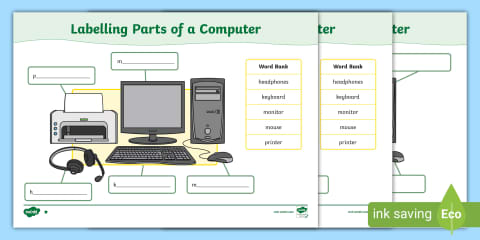KS2 Computer Parts Word Search- Computing- Twinkl