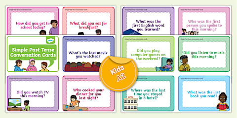 ESL Past Simple Tense Lesson [Kids, A2]