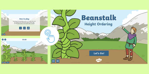 Jack and the Beanstalk Interactive Colouring