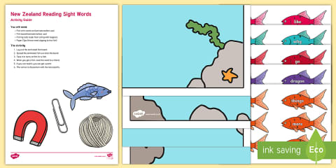 Sight Words Fishing Game