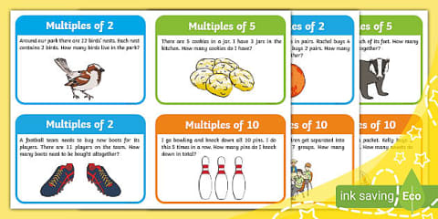 5 Times Table Differentiated Themed Challenge Cards