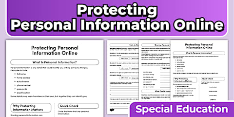 Functional Job Skills: Completing Job Forms for Special Education