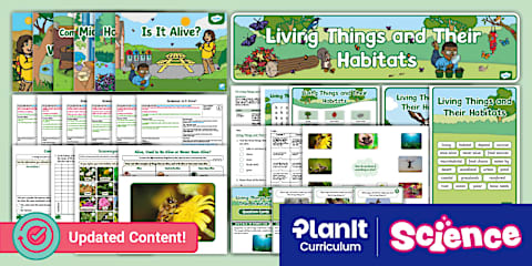 Science: Living Things and Their Habitats: Year 4 Unit Pack