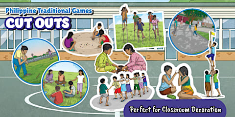 Philippine Traditional Games Classroom Behavior Poster