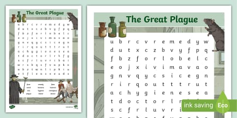 The Great Plague Sequencing Worksheet - Twinkl