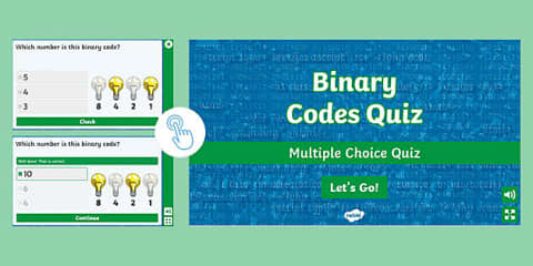 Binary Worksheet - Coding and Binary - Twinkl