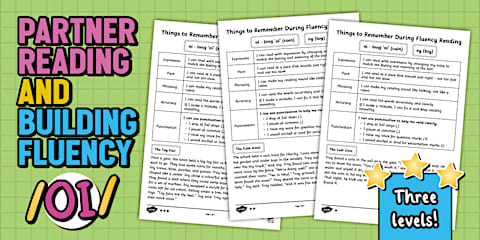 Partner Reading and Building Fluency - /Y/