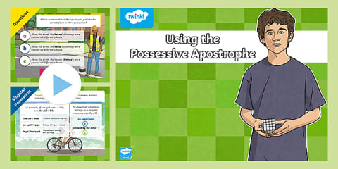 ESL Possessives PowerPoint Lesson [Kids, A1]