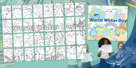 World Water Day Colouring Activity Posters Pack