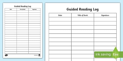 Guided Reading Observation Sheet