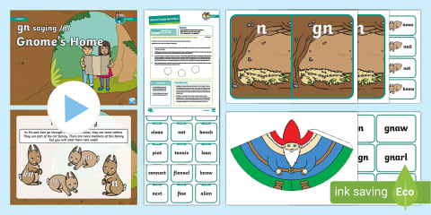 Twinkl Phonics 'gn' saying /n/ - Level 6 Week 4 Workbook
