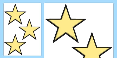 Mini Labels | Editable Star Labels | Classroom Display