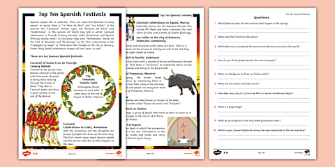 Spanish Festivals KS2 - Las Fallas PowerPoint