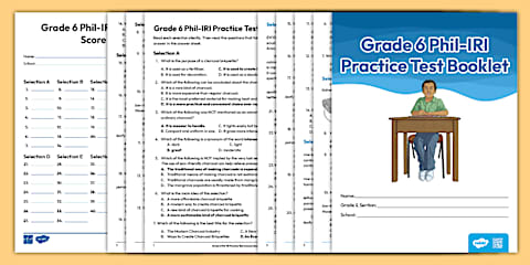 Grade 4 Phil-IRI Mock Post-Test Booklet