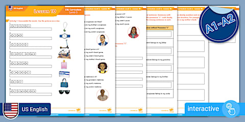ESL Curriculum (US-English Version) Level 4 Lesson 5 Interactive ...