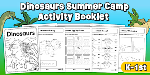 First Grade Summer Math Pack