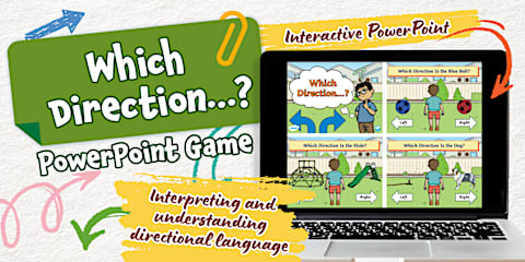ESL Giving Directions Flashcards [Kids, A1-A2]