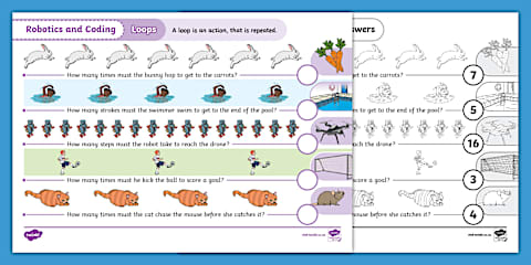 Grade 1 - Robotics and Coding- Term 2 - Workbook. (Extra Practice)