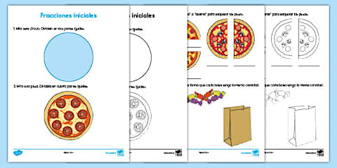 PowerPoint: Fracciones - Mitades, cuartos y octavos - Twinkl