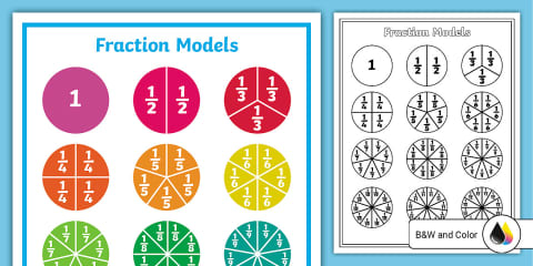 Fourth Grade Fractions Printable Workbook