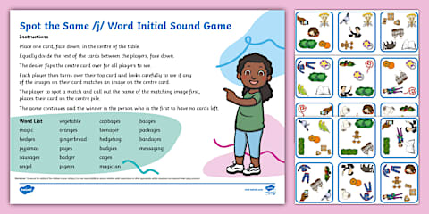 Spot the Same /l/ Word Medial Sound Game