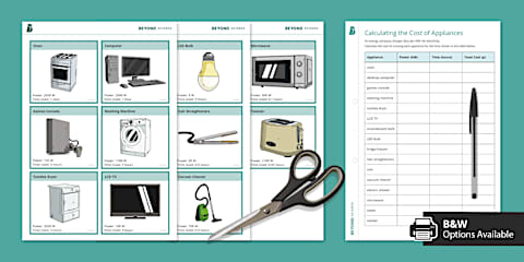 Appliance Power and Cost Calculations Bundle