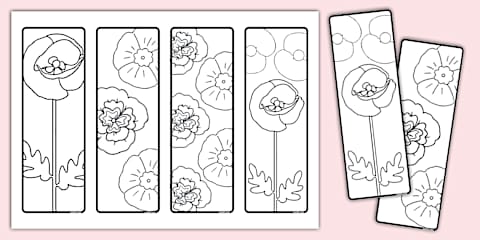 Anzac Day Bookmarks - Australia - Events - English